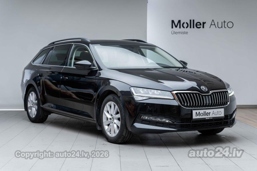 Black Skoda SuperB 2023 in Tallinn, with an engine capacity of 1.50 L and mileage of 70 thousand km for 22500 €, photo 4 on AUTOMOTO.COM.LV