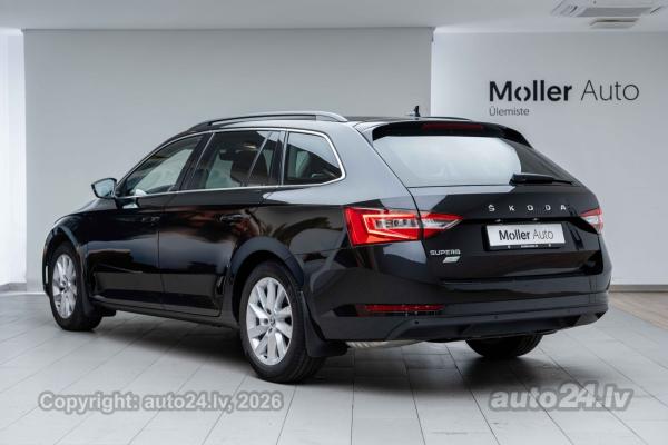 Black Skoda SuperB 2023 in Tallinn, with an engine capacity of 1.50 L and mileage of 70 thousand km for 22500 €, photo 4 on AUTOMOTO.COM.LV