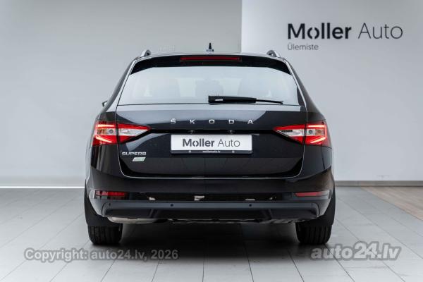 Black Skoda SuperB 2023 in Tallinn, with an engine capacity of 1.50 L and mileage of 70 thousand km for 22500 €, photo 5 on AUTOMOTO.COM.LV