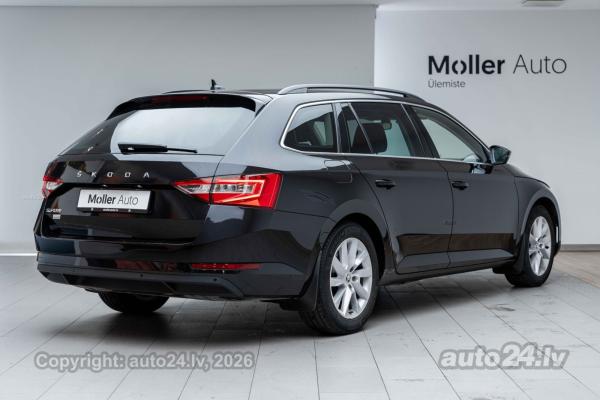 Black Skoda SuperB 2023 in Tallinn, with an engine capacity of 1.50 L and mileage of 70 thousand km for 22500 €, photo 6 on AUTOMOTO.COM.LV