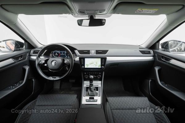 Black Skoda SuperB 2023 in Tallinn, with an engine capacity of 1.50 L and mileage of 70 thousand km for 22500 €, photo 7 on AUTOMOTO.COM.LV