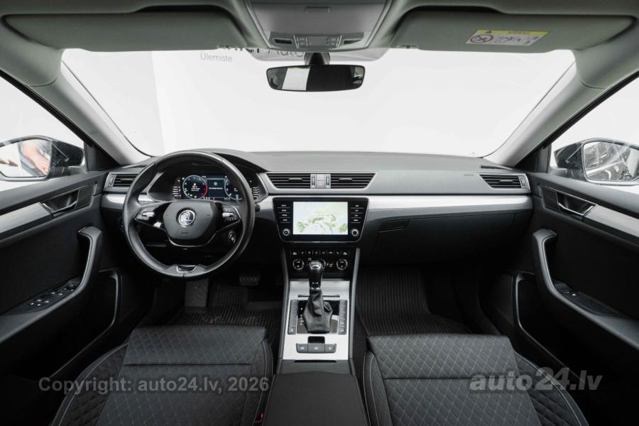 Black Skoda SuperB 2023 in Tallinn, with an engine capacity of 1.50 L and mileage of 70 thousand km for 22500 €, photo 8 on AUTOMOTO.COM.LV