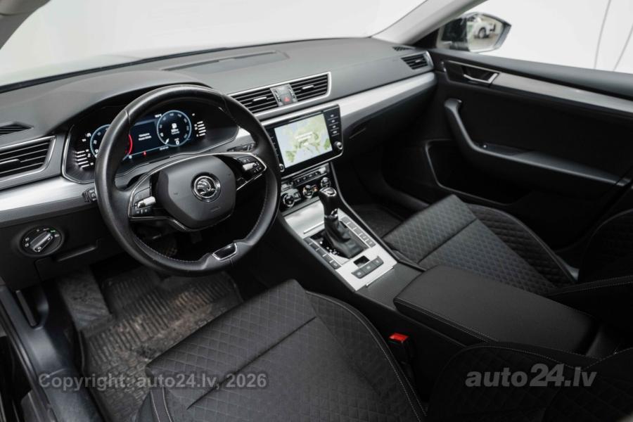 Black Skoda SuperB 2023 in Tallinn, with an engine capacity of 1.50 L and mileage of 70 thousand km for 22500 €, photo 10 on AUTOMOTO.COM.LV