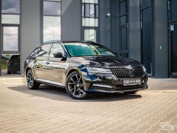 Black Skoda SuperB 2023 in Marijampole, with an engine capacity of 2.00 L and mileage of 213 thousand km for 22450 €, photo 1 on AUTOMOTO.COM.LV