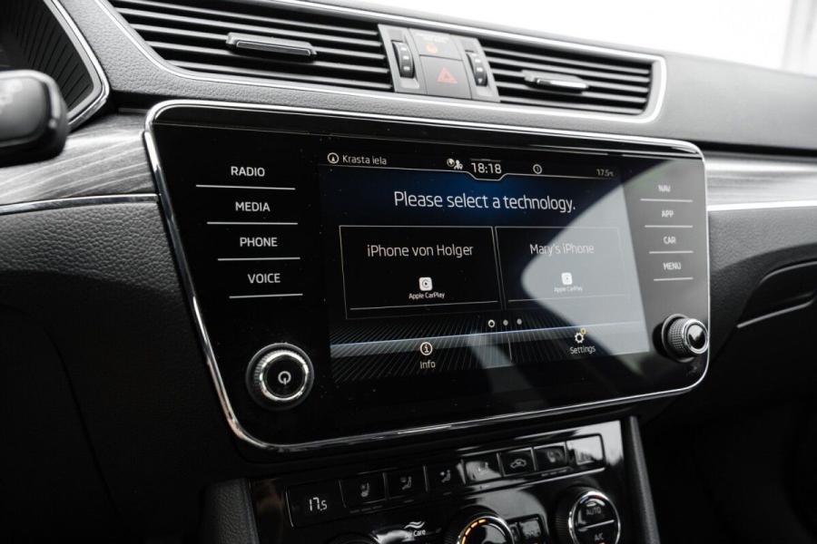 Melns Skoda SuperB 2023 Rīga, ar dzinēja tilpumu 2.00 L un nobraukumu 127 tūkst. km par 25550 €, foto 26 vietnē AUTOMOTO.COM.LV