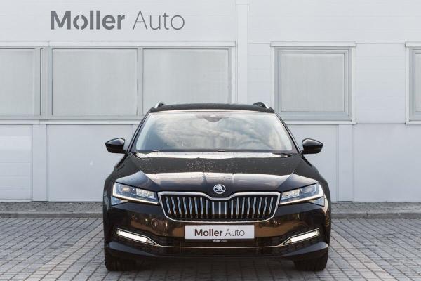 Black Skoda SuperB 2023 in Ventspils, with an engine capacity of 2.00 L and mileage of 0 thousand km for 21700 €, photo 8 on AUTOMOTO.COM.LV