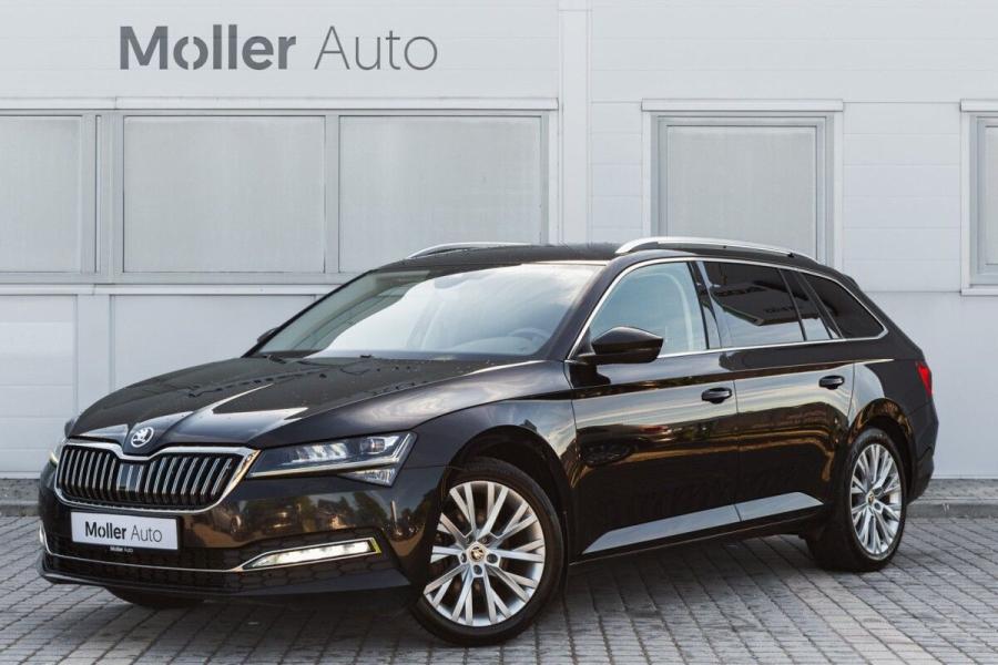 Black Skoda SuperB 2023 in Ventspils, with an engine capacity of 2.00 L and mileage of 204 thousand km for 21700 €, photo 1 on AUTOMOTO.COM.LV