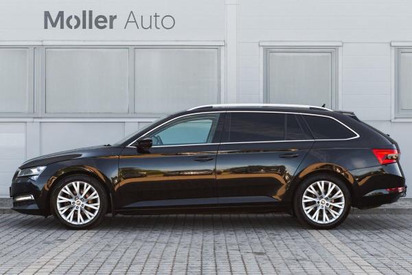 Black Skoda SuperB 2023 in Ventspils, with an engine capacity of 2.00 L and mileage of 204 thousand km for 21700 €, photo 2 on AUTOMOTO.COM.LV
