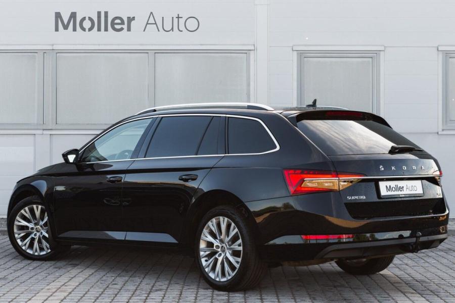 Black Skoda SuperB 2023 in Ventspils, with an engine capacity of 2.00 L and mileage of 204 thousand km for 21700 €, photo 4 on AUTOMOTO.COM.LV