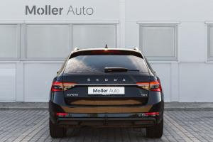 Black Skoda SuperB 2023 in Ventspils, with an engine capacity of 2.00 L and mileage of 204 thousand km for 21700 €, photo 5 on AUTOMOTO.COM.LV