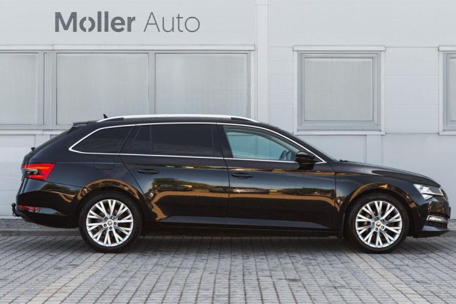 Black Skoda SuperB 2023 in Ventspils, with an engine capacity of 2.00 L and mileage of 204 thousand km for 21700 €, photo 7 on AUTOMOTO.COM.LV
