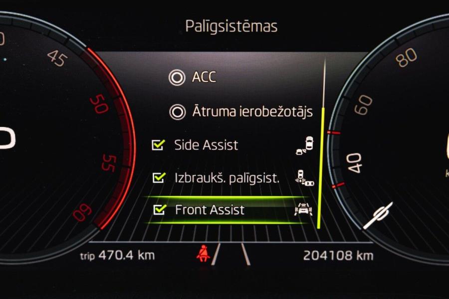 Black Skoda SuperB 2023 in Ventspils, with an engine capacity of 2.00 L and mileage of 204 thousand km for 21700 €, photo 24 on AUTOMOTO.COM.LV