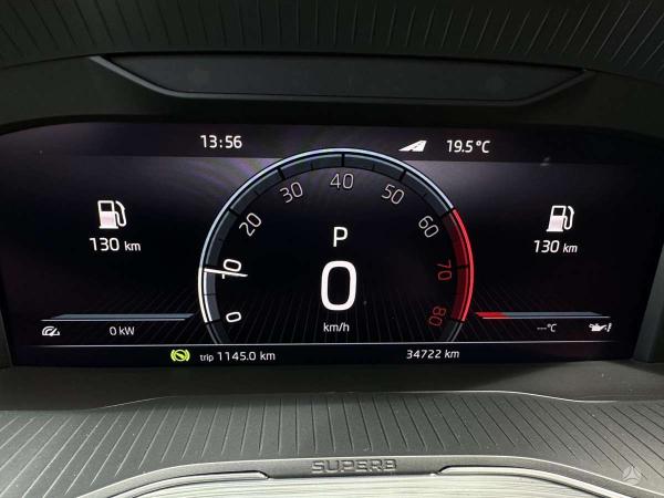 Melns Skoda SuperB 2023 Viļņa, ar dzinēja tilpumu 1.50 L un nobraukumu 35 tūkst. km par 21950 €, foto 7 vietnē AUTOMOTO.COM.LV
