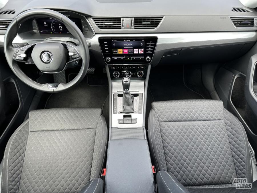 Black Skoda SuperB 2023 in Avizieniai, with an engine capacity of 1.50 L and mileage of 35 thousand km for 21950 €, photo 5 on AUTOMOTO.COM.LV