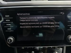 Black Skoda SuperB 2023 in Avizieniai, with an engine capacity of 1.50 L and mileage of 35 thousand km for 21950 €, photo 16 on AUTOMOTO.COM.LV
