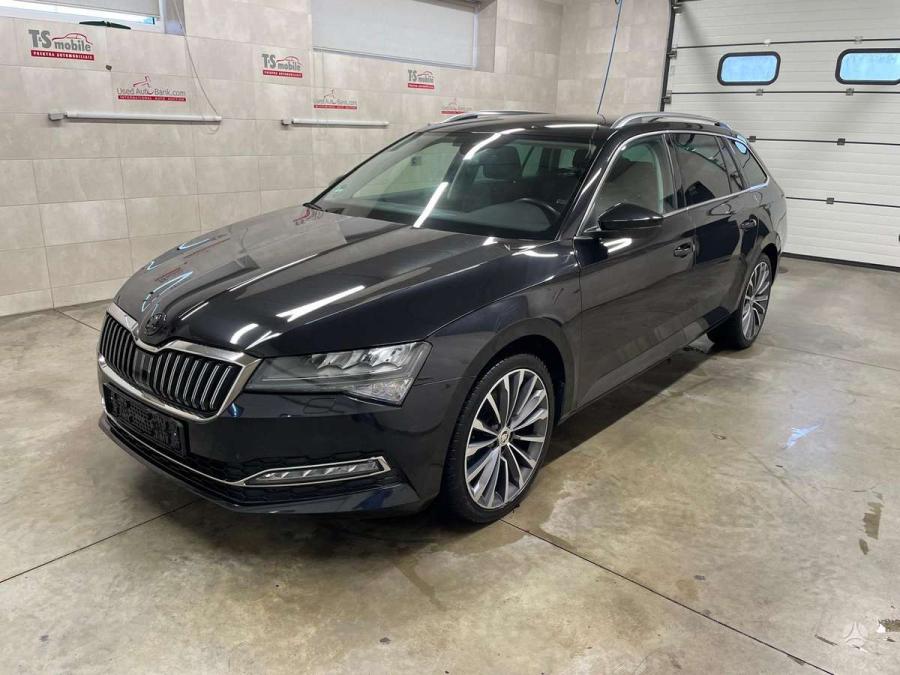 Black Skoda SuperB 2023 in Marijampole, with an engine capacity of 1.50 L and mileage of 186 thousand km for 17545 €, photo 1 on AUTOMOTO.COM.LV