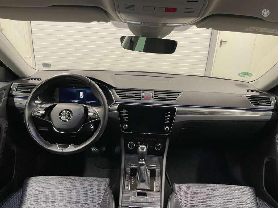Black Skoda SuperB 2023 in Marijampole, with an engine capacity of 1.50 L and mileage of 186 thousand km for 17545 €, photo 10 on AUTOMOTO.COM.LV