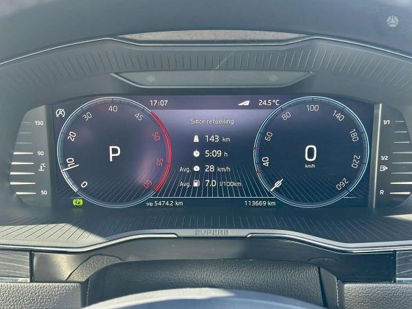 Melns Skoda SuperB 2023 Viļņa, ar dzinēja tilpumu 2.00 L un nobraukumu 114 tūkst. km par 22900 €, foto 8 vietnē AUTOMOTO.COM.LV