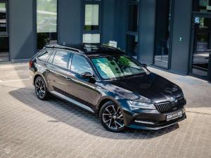 Black Skoda SuperB 2023 in Kaunas, with an engine capacity of 1.97 L and mileage of 213 thousand km for 21250 €, photo 4 on AUTOMOTO.COM.LV