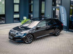 Black Skoda SuperB 2023 in Kaunas, with an engine capacity of 1.97 L and mileage of 213 thousand km for 21250 €, photo 6 on AUTOMOTO.COM.LV