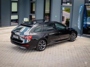Black Skoda SuperB 2023 in Kaunas, with an engine capacity of 1.97 L and mileage of 213 thousand km for 21250 €, photo 15 on AUTOMOTO.COM.LV