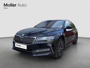 Black Skoda SuperB 2023 in Parnu, with an engine capacity of 2.00 L and mileage of 163 thousand km for 26900 €, photo  on AUTOMOTO.COM.LV