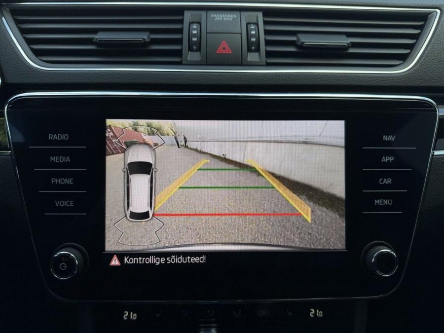 Black Skoda SuperB 2023 in Parnu, with an engine capacity of 2.00 L and mileage of 163 thousand km for 26900 €, photo 17 on AUTOMOTO.COM.LV