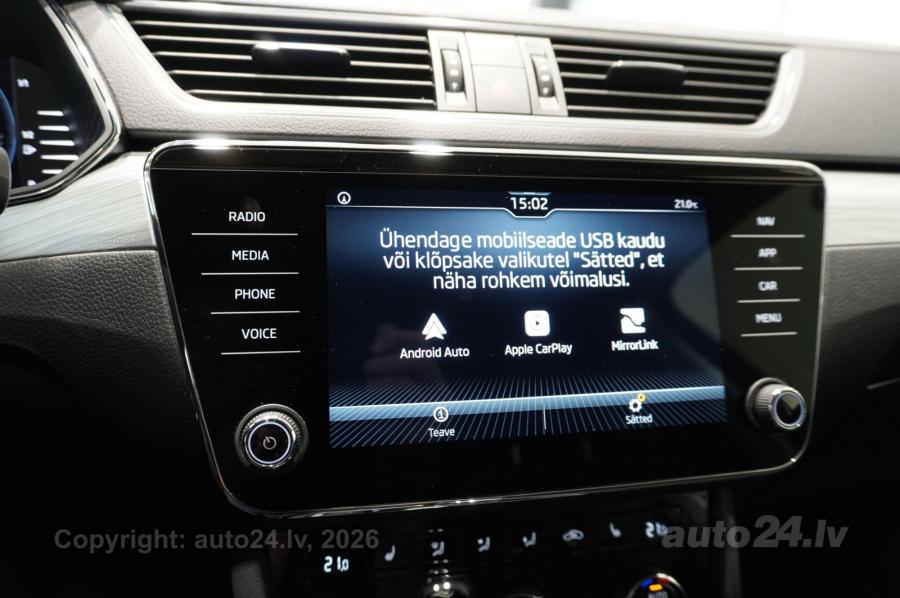 Melns Skoda SuperB 2023 Tallina, ar dzinēja tilpumu 1.50 L un nobraukumu 41 tūkst. km par 24900 €, foto 18 vietnē AUTOMOTO.COM.LV