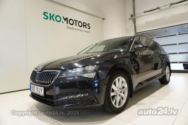 Black Skoda SuperB 2023 in Tallinn, with an engine capacity of 1.50 L and mileage of 41 thousand km for 24900 €, photo 2 on AUTOMOTO.COM.LV