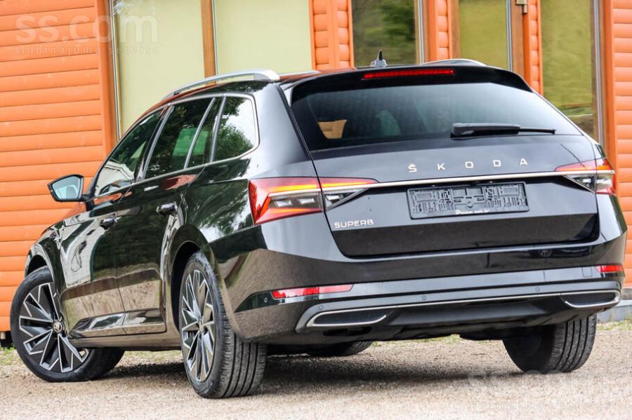 Melns Skoda SuperB 2023 Tukums, ar dzinēja tilpumu 2.00 L un nobraukumu 233 tūkst. km par 18990 €, foto 5 vietnē AUTOMOTO.COM.LV
