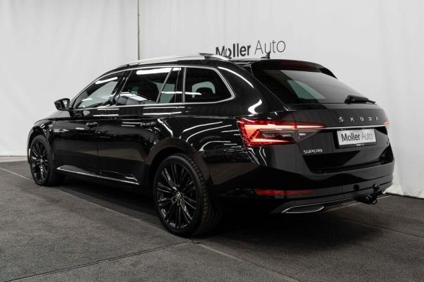 Black Skoda SuperB 2023 in Tallinn, with an engine capacity of 1.40 L and mileage of 127 thousand km for 24900 €, photo 4 on AUTOMOTO.COM.LV
