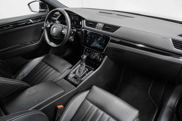Black Skoda SuperB 2023 in Tallinn, with an engine capacity of 1.40 L and mileage of 127 thousand km for 24900 €, photo 8 on AUTOMOTO.COM.LV