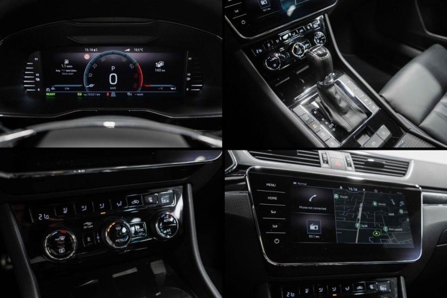Melns Skoda SuperB 2023 Tallina, ar dzinēja tilpumu 1.40 L un nobraukumu 127 tūkst. km par 24900 €, foto 12 vietnē AUTOMOTO.COM.LV