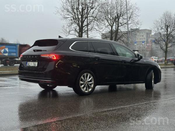 Black Skoda SuperB 2024 in Riga, with an engine capacity of 2.00 L and mileage of 40 thousand km for 37000 €, photo 6 on AUTOMOTO.COM.LV