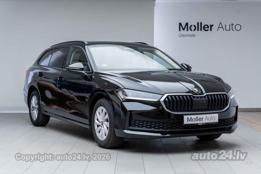 Melns Skoda SuperB 2025 Tallina, ar dzinēja tilpumu 2.00 L un nobraukumu 13 tūkst. km par 35900 €, foto 4 vietnē AUTOMOTO.COM.LV