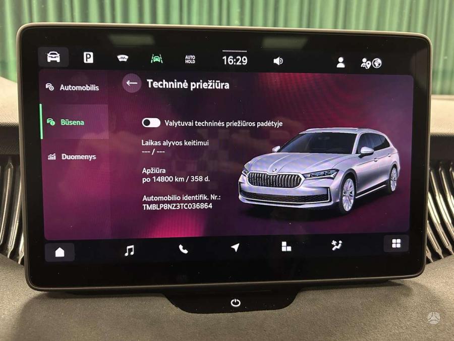 Melns Skoda SuperB 2026 Viļņa, ar dzinēja tilpumu 1.98 L un nobraukumu 12 tūkst. km par 48900 €, foto 27 vietnē AUTOMOTO.COM.LV