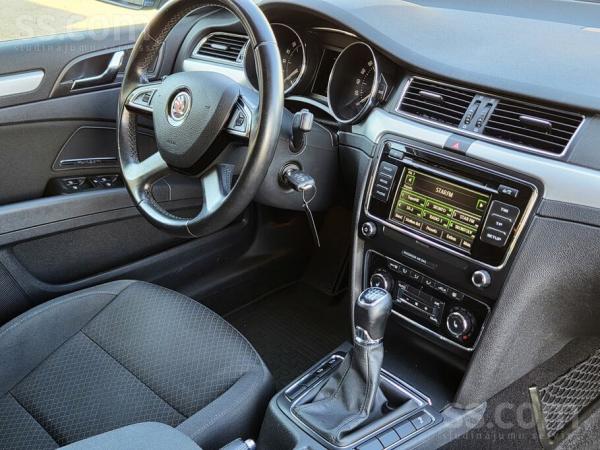 Zils Skoda SuperB 2013 Preiļi, ar dzinēja tilpumu 2.00 L un nobraukumu 260 tūkst. km par 5300 €, foto 10 vietnē AUTOMOTO.COM.LV