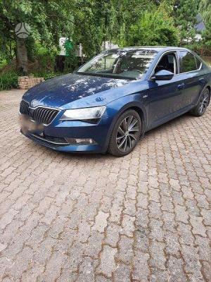 Blue Skoda SuperB 2016 in Kaunas, with an engine capacity of 1.97 L and mileage of 258 thousand km for 13000 €, photo  on AUTOMOTO.COM.LV