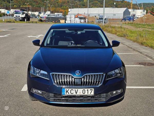 Blue Skoda SuperB 2017 in Vilnius, with an engine capacity of 1.80 L and mileage of 158 thousand km for 15400 €, photo 2 on AUTOMOTO.COM.LV