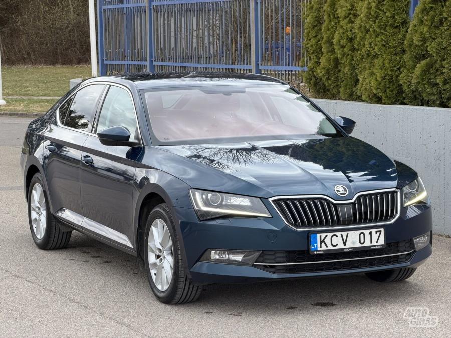 Blue Skoda SuperB 2017 in Vilnius, with an engine capacity of 1.80 L and mileage of 158 thousand km for 14000 €, photo 8 on AUTOMOTO.COM.LV