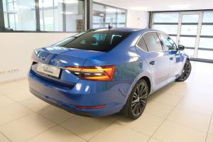 Blue Skoda SuperB 2020 in Vilnius, with an engine capacity of 1.98 L and mileage of 140 thousand km for 20950 €, photo 3 on AUTOMOTO.COM.LV