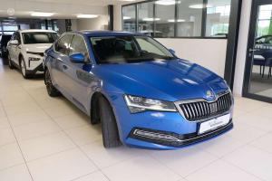 Blue Skoda SuperB 2020 in Vilnius, with an engine capacity of 1.98 L and mileage of 140 thousand km for 20950 €, photo 4 on AUTOMOTO.COM.LV