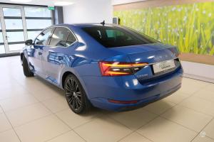 Blue Skoda SuperB 2020 in Vilnius, with an engine capacity of 1.98 L and mileage of 140 thousand km for 20950 €, photo 5 on AUTOMOTO.COM.LV