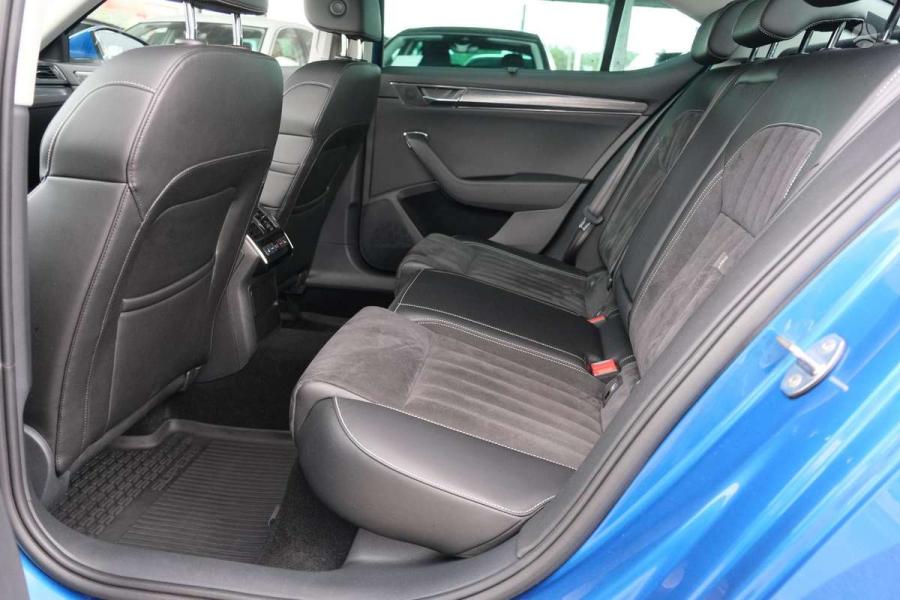 Blue Skoda SuperB 2020 in Vilnius, with an engine capacity of 1.98 L and mileage of 140 thousand km for 20950 €, photo 9 on AUTOMOTO.COM.LV