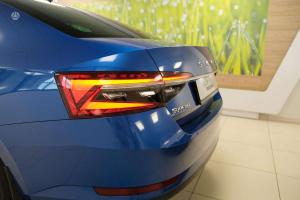 Blue Skoda SuperB 2020 in Vilnius, with an engine capacity of 1.98 L and mileage of 140 thousand km for 20950 €, photo 37 on AUTOMOTO.COM.LV