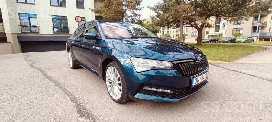 Zils Skoda SuperB 2021 Rīga, ar dzinēja tilpumu 2.00 L un nobraukumu 69 tūkst. km par 21500 €, foto 1 vietnē AUTOMOTO.COM.LV
