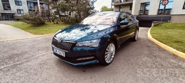 Синий Шкода Суперб 2021 в Рига, объемом двигателя 2.00 л и пробегом 69 тыс. км за 21500 €, фото 3 на AUTOMOTO.COM.LV