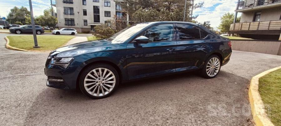 Zils Skoda SuperB 2021 Rīga, ar dzinēja tilpumu 2.00 L un nobraukumu 69 tūkst. km par 21500 €, foto 5 vietnē AUTOMOTO.COM.LV