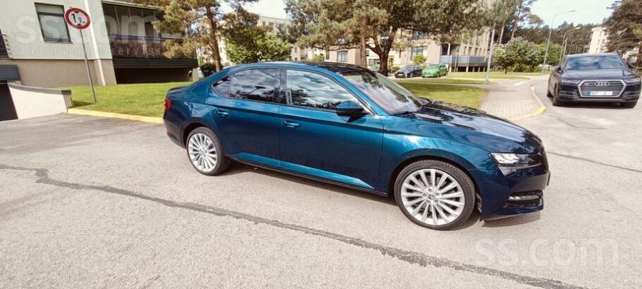 Zils Skoda SuperB 2021 Rīga, ar dzinēja tilpumu 2.00 L un nobraukumu 69 tūkst. km par 21500 €, foto 8 vietnē AUTOMOTO.COM.LV