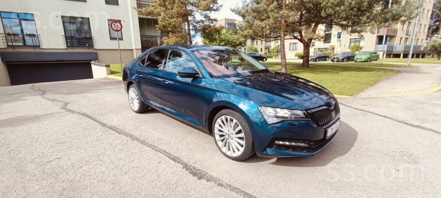 Zils Skoda SuperB 2021 Rīga, ar dzinēja tilpumu 2.00 L un nobraukumu 69 tūkst. km par 21500 €, foto 9 vietnē AUTOMOTO.COM.LV